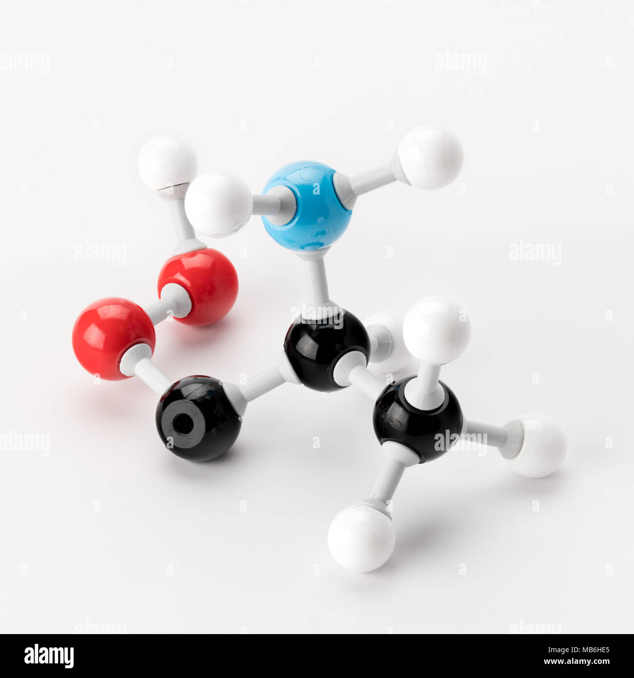 Chemistry chemical models used for education on white Stock Photo - Alamy