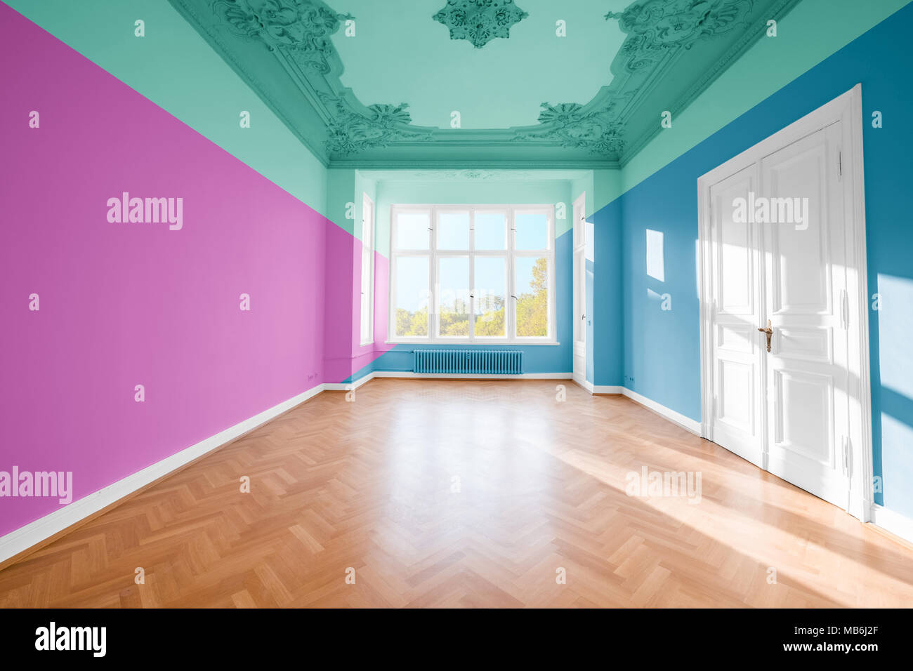 Empty room apartment interior real hi-res stock photography and images ...