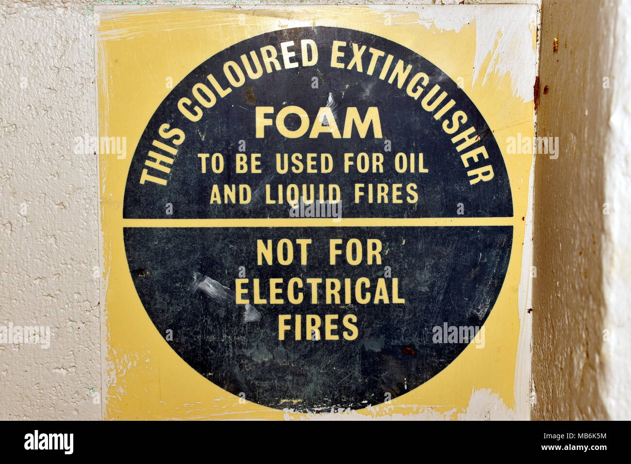 Old extinguisher hi-res stock photography and images - Alamy