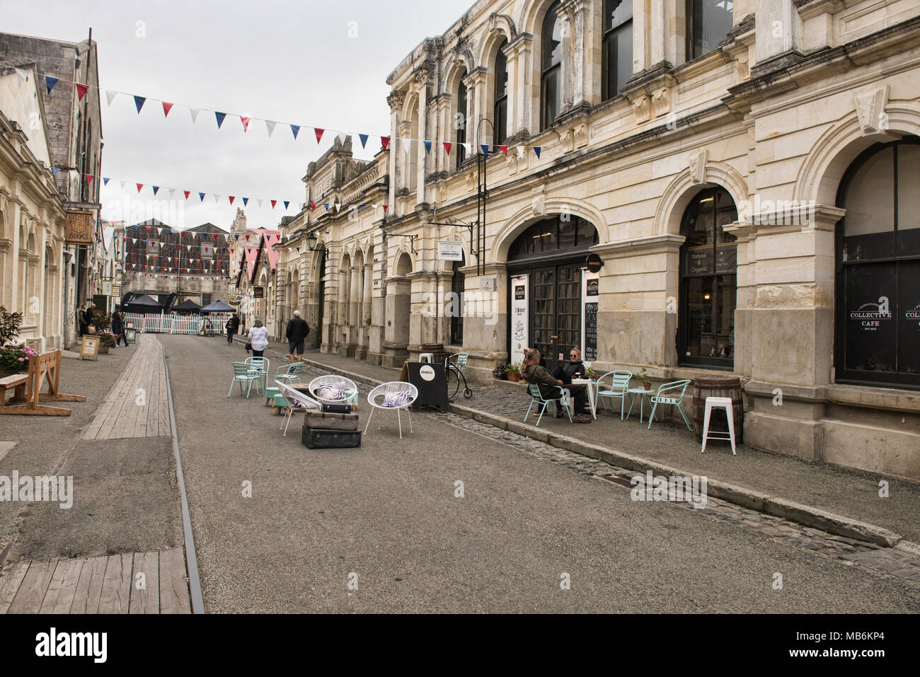 Oamaru's historic Victorian precinct, Oamaru, New Zealand Stock Photo ...