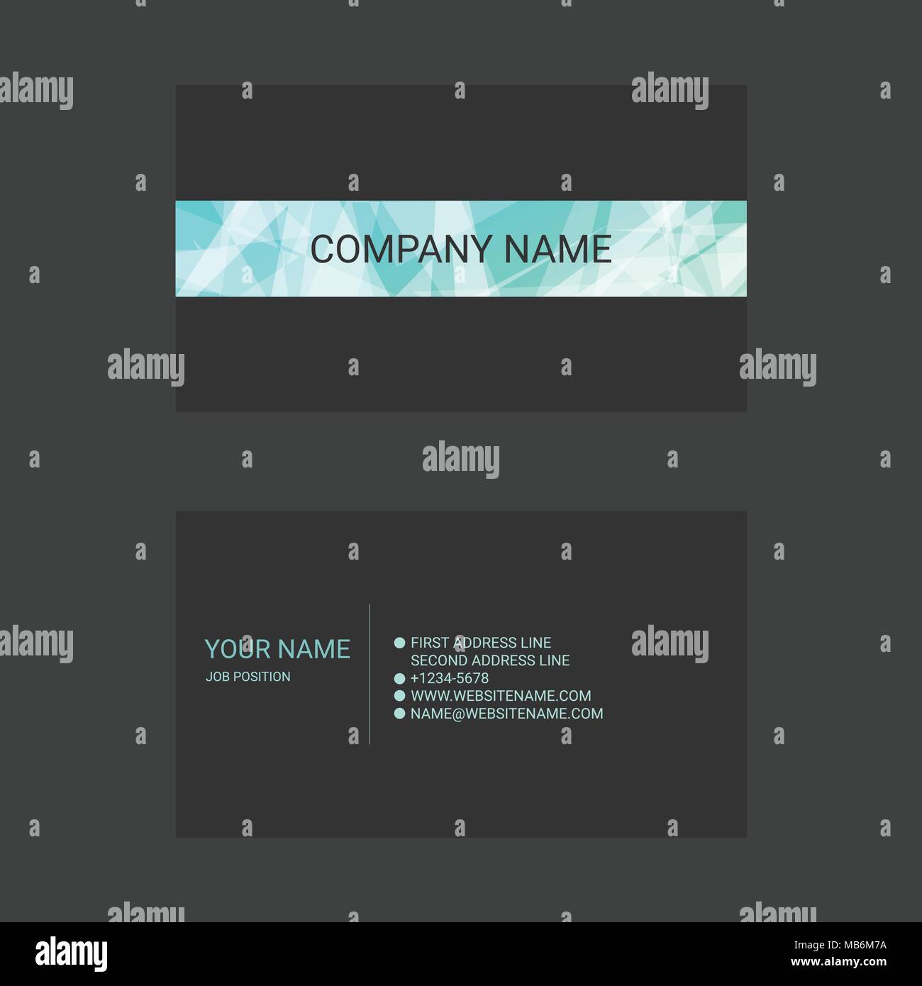 Abstract business card Stock Vector Images - Alamy