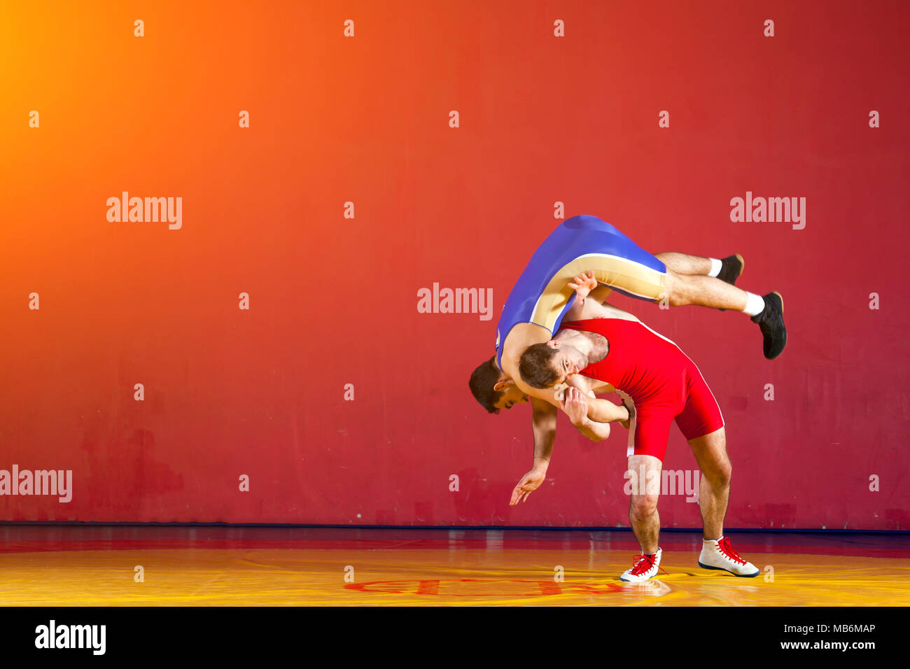 Young people wrestling two hi-res stock photography and images - Alamy