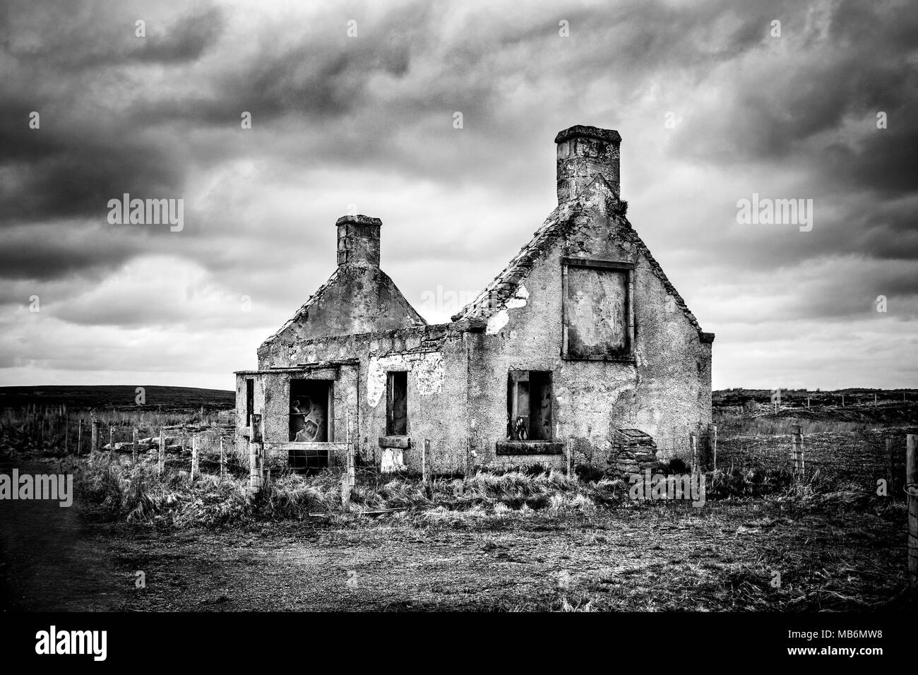 Moine House, Sutherland, Scotland Stock Photo - Alamy
