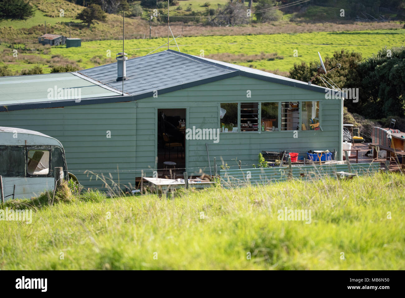 Pakiri beach, New Zealand Stock Photo - Alamy