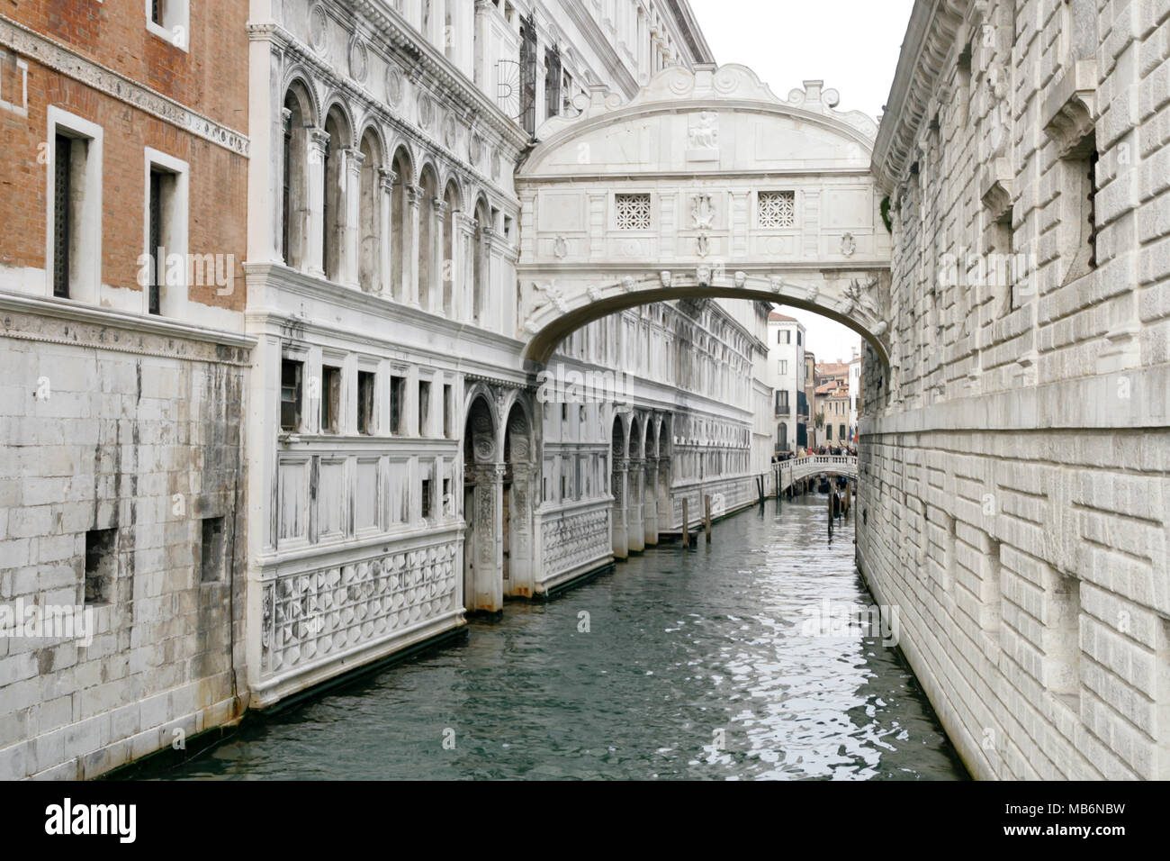 The Bridge of Sighs (Ponte dei Sospiri) in Venice, Italy Stock Photo ...