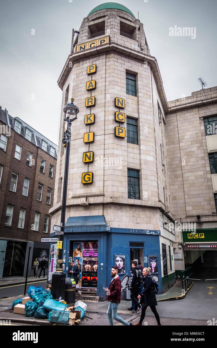 NCP Car Park, Brewer Street, Soho, London, UK Stock Photo - Alamy