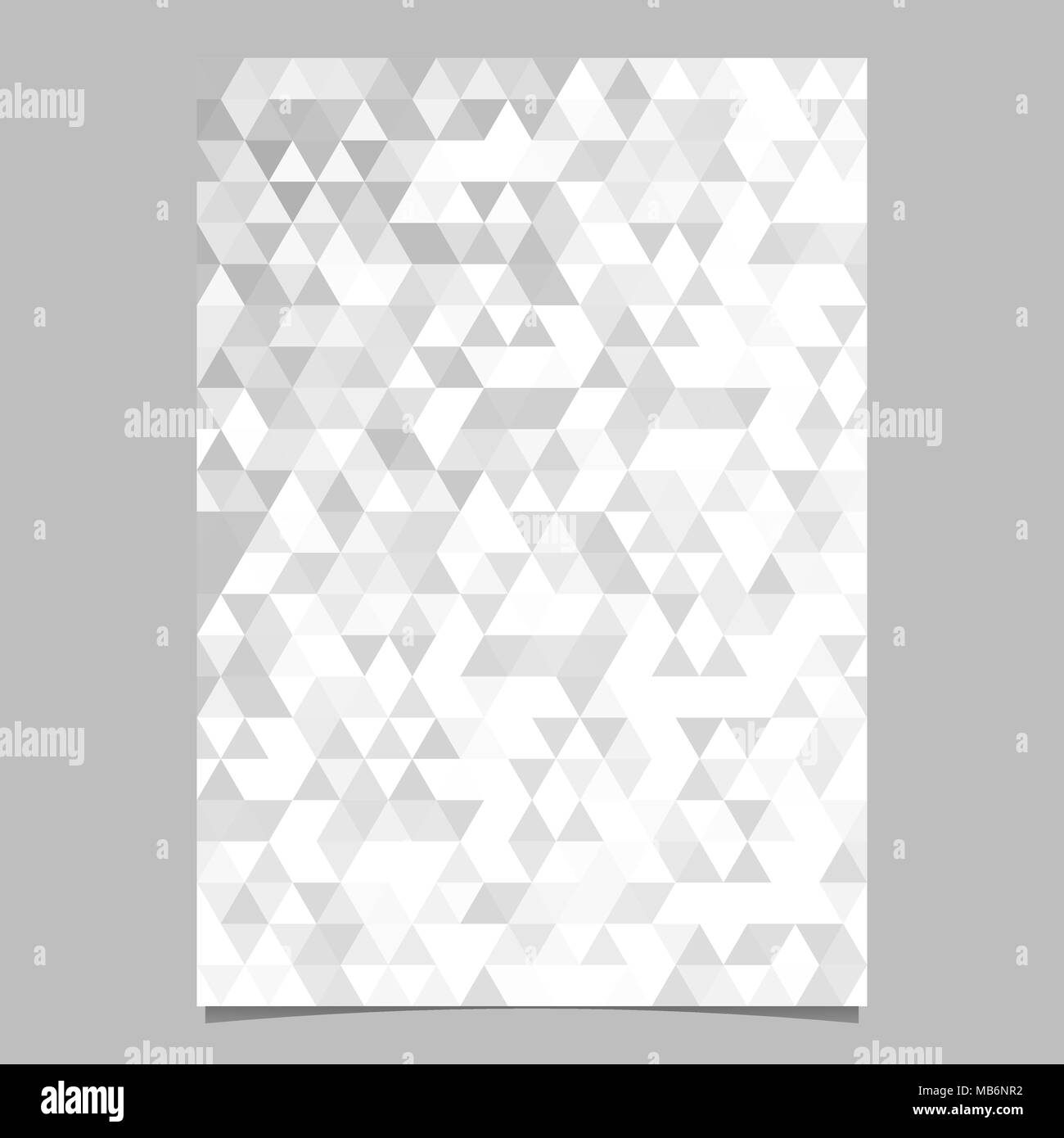 Monochrome abstract brochure template design Stock Vector Image & Art ...