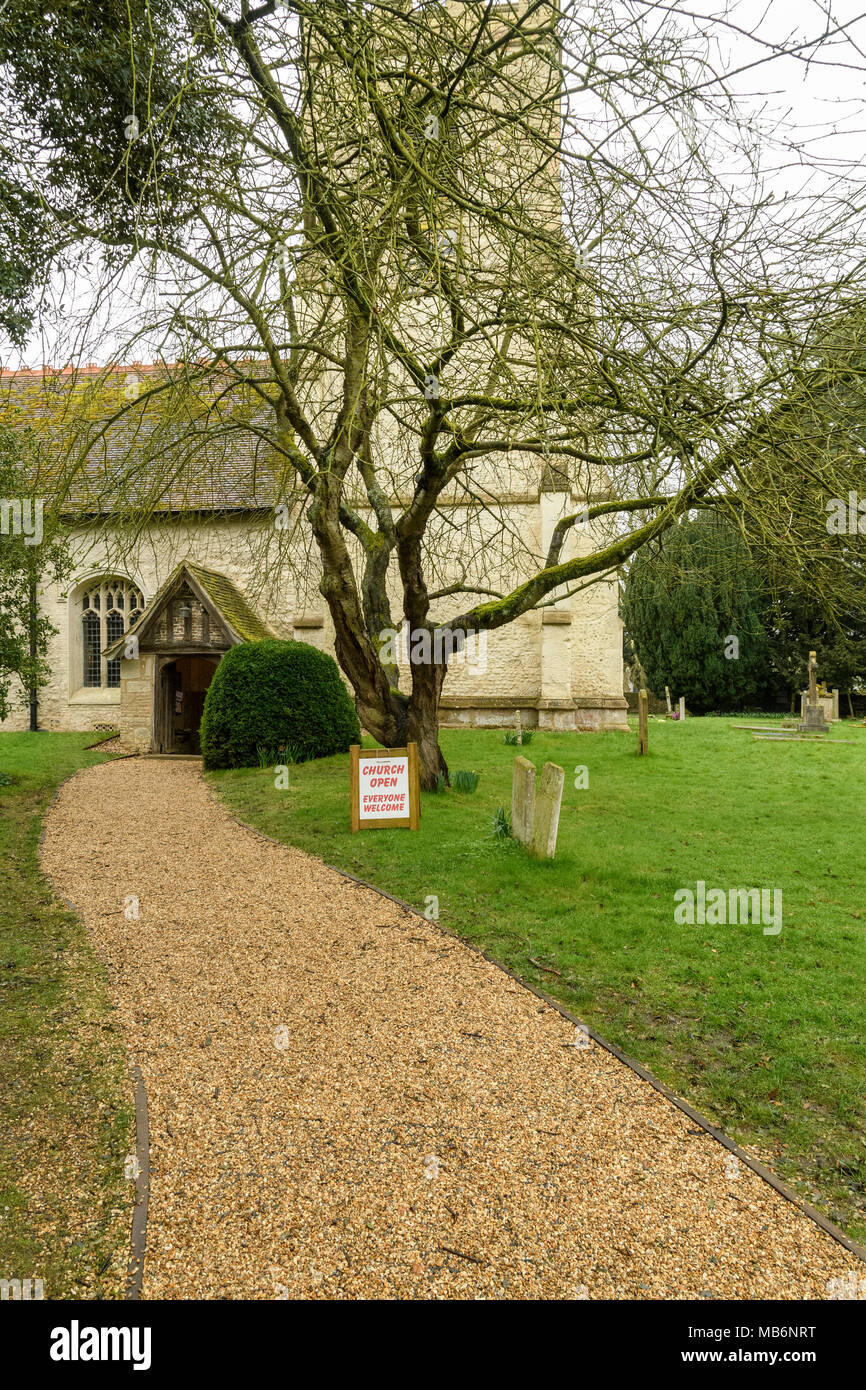 Footpath to the The Church of Saint Andrew and Saint Mary in ...