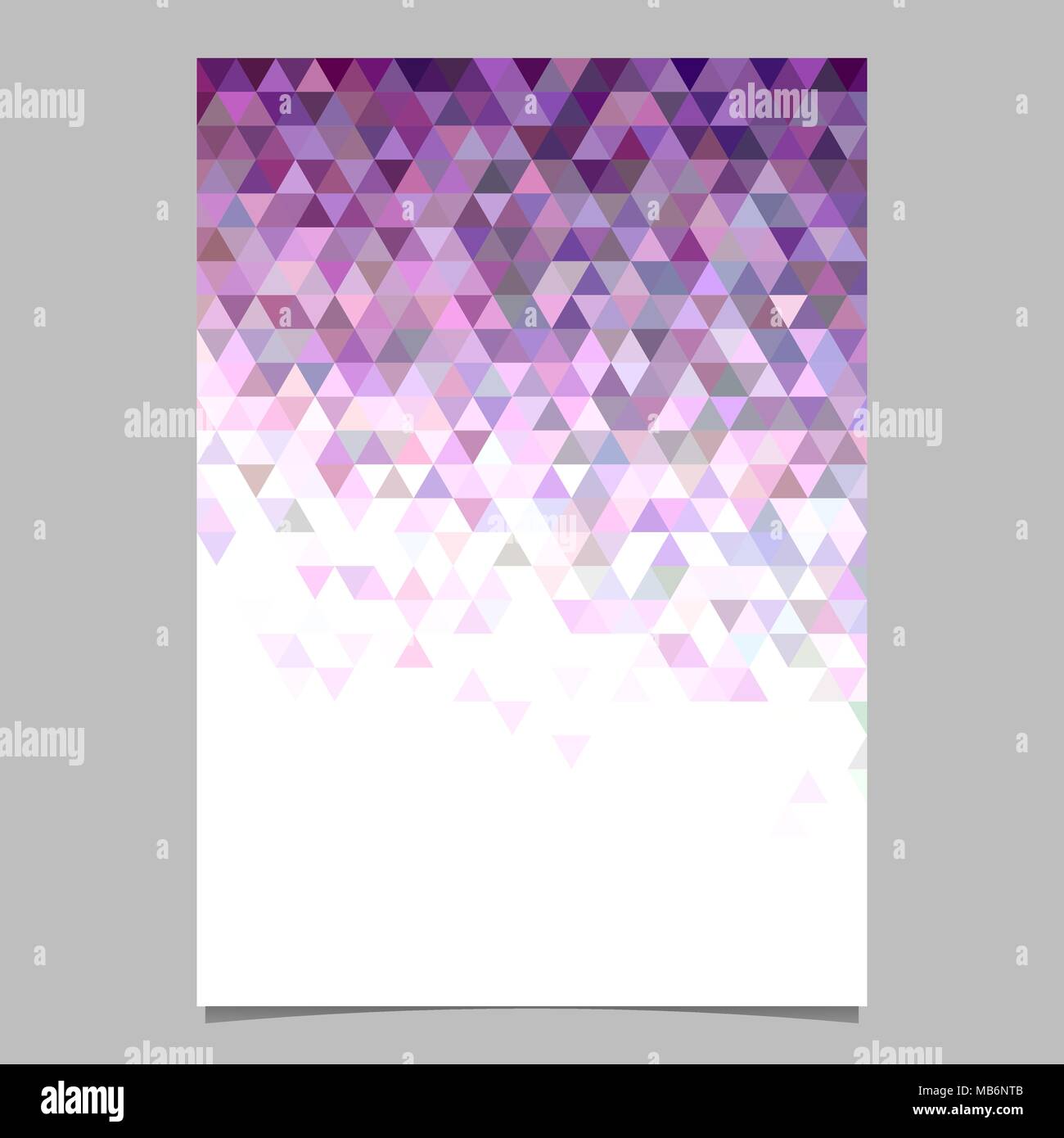 Abstract triangle brochure background template Stock Vector Image & Art ...