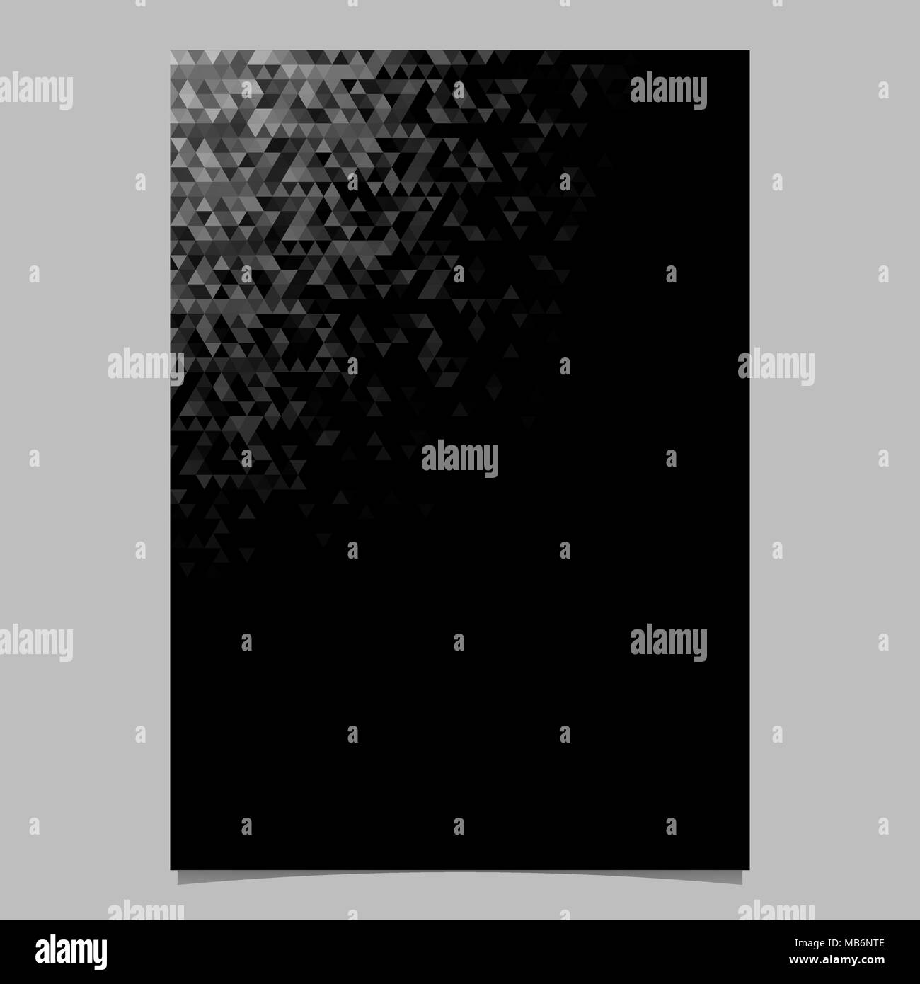 Abstract Triangle Brochure Background Template Stock Vector Image And Art Alamy