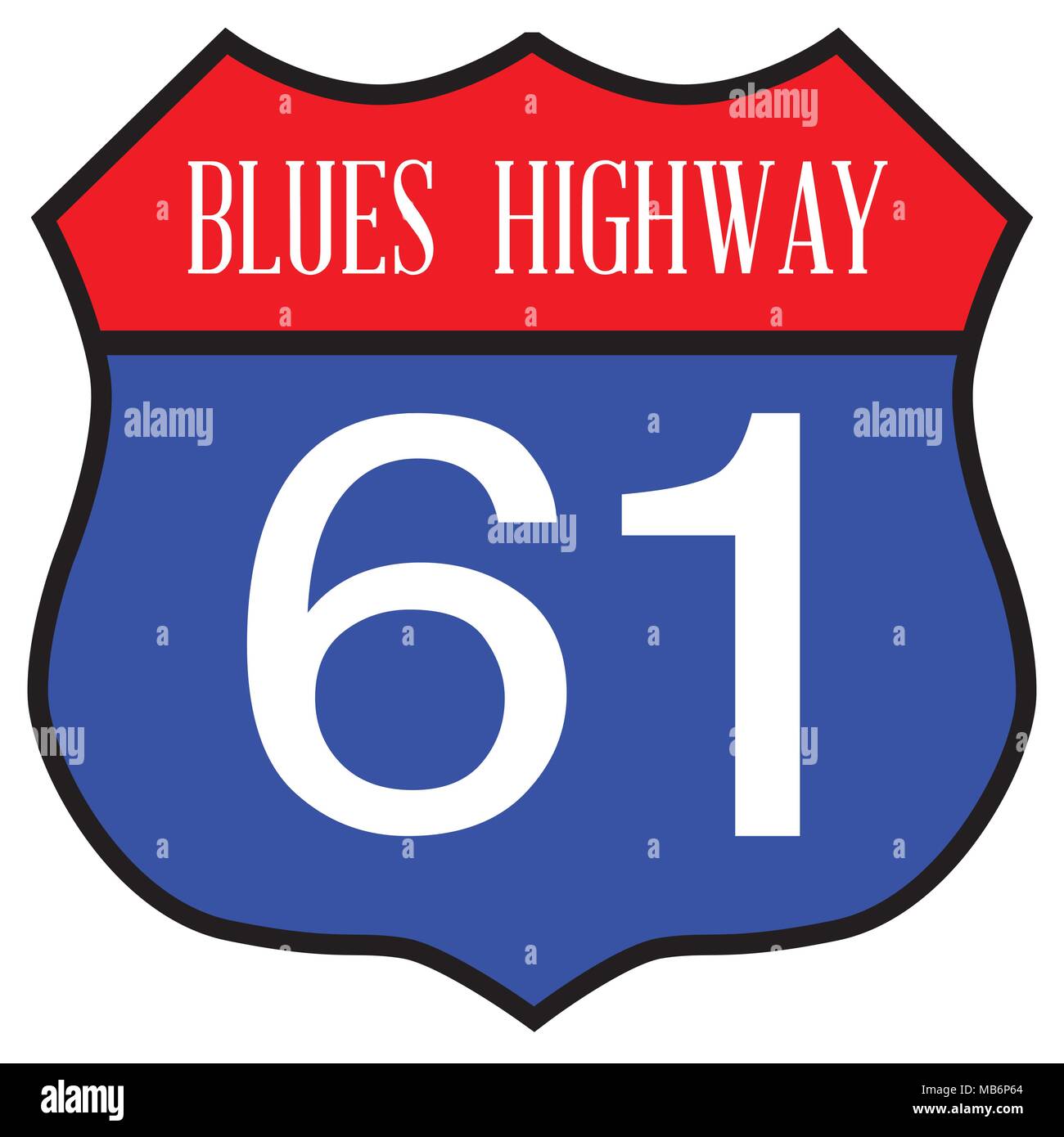 Highway 61 Stock Vector Images - Alamy