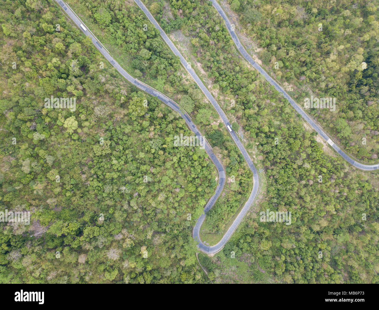 Aerial view from drone. Royalty high quality free stock image of road ...