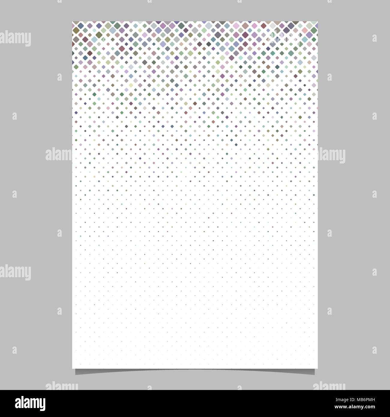 Diagonal Square Pattern Brochure Template Mosaic Page Background Stock Vector Image And Art Alamy