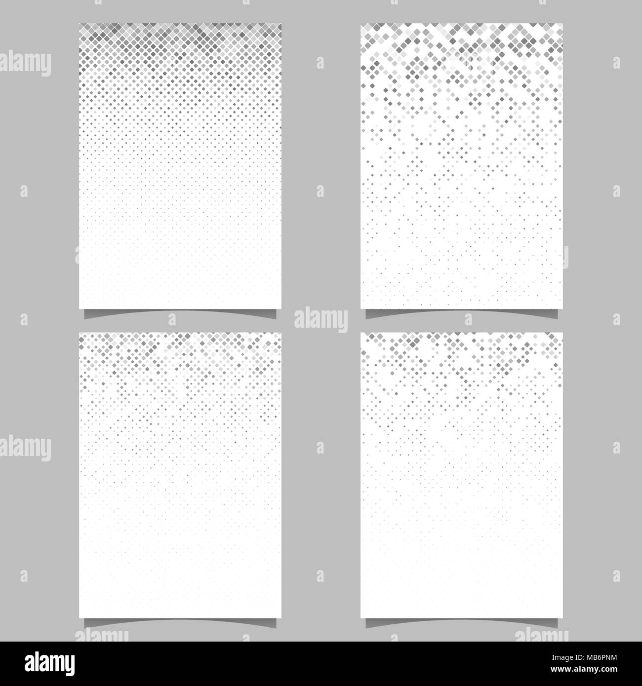 Diagonal square pattern poster design - vector stationery background ...