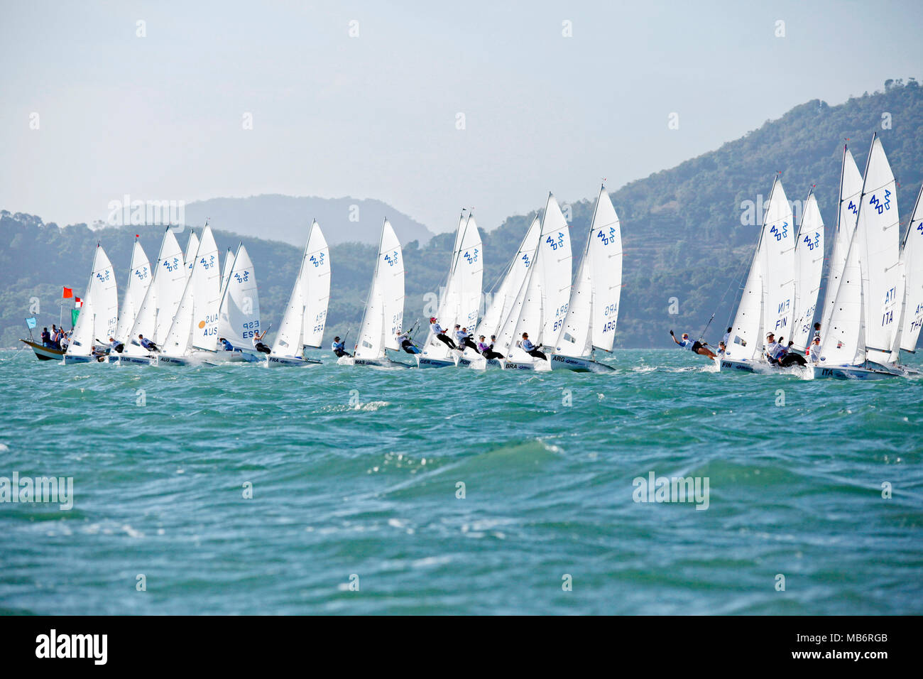 International 420 class dinghy hi-res stock photography and images - Alamy