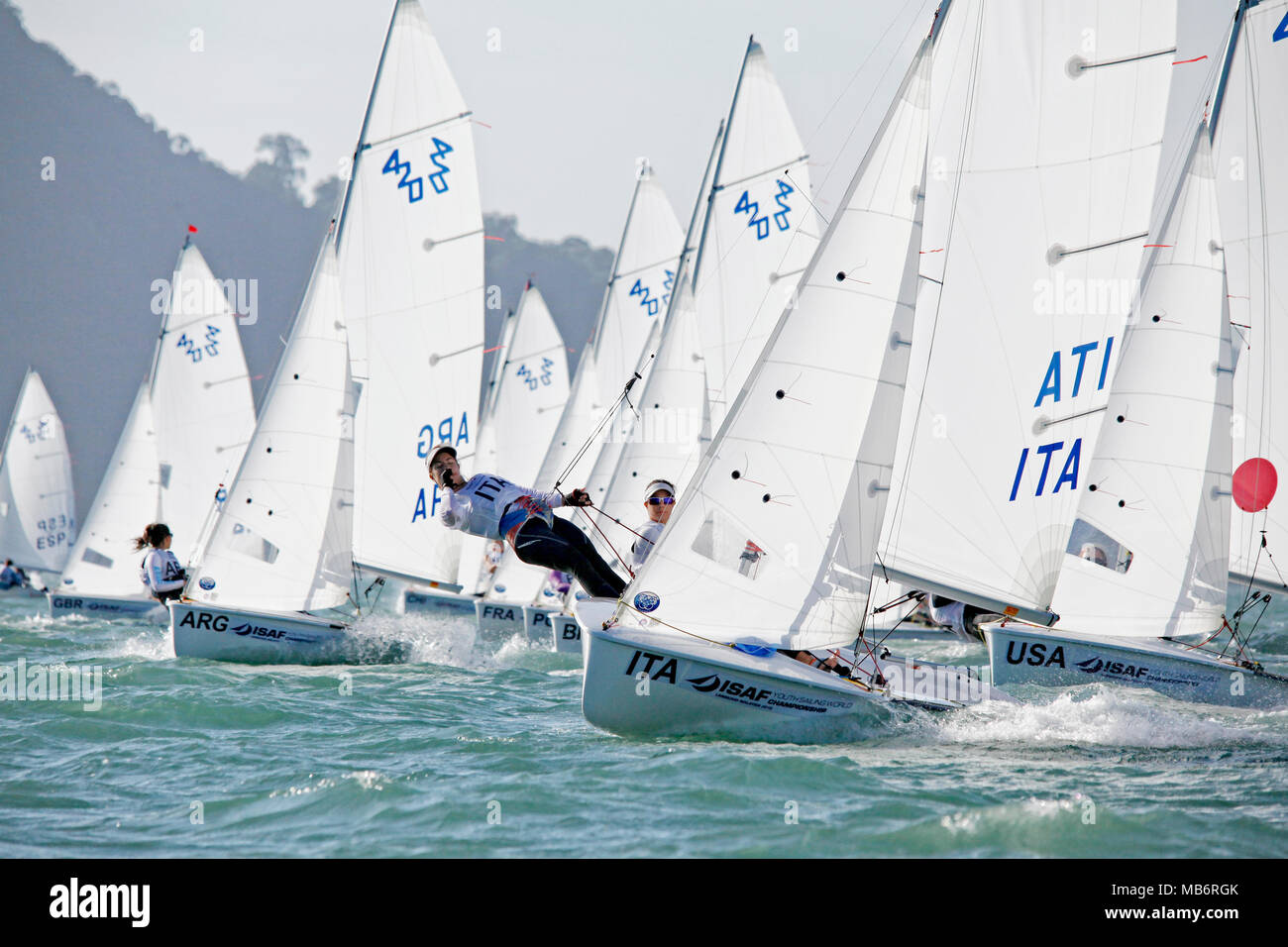 International 420 Class Dinghy High Resolution Stock Photography and ...