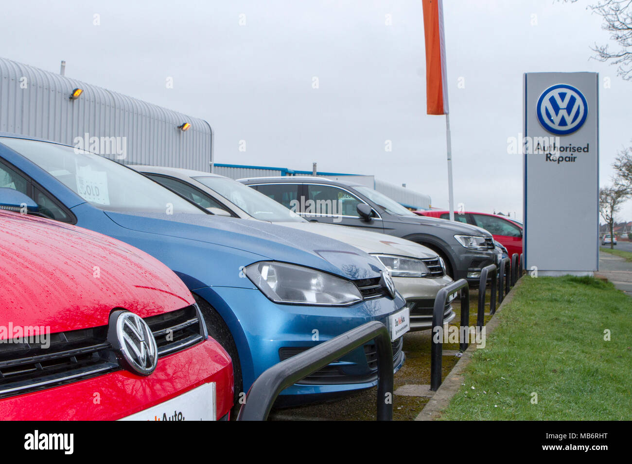 VW Volkswagen dealership selling diesel powered cars vehicles on ...