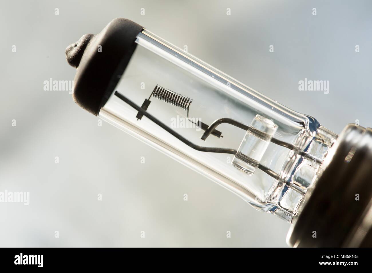 auto parts headlight bulb transparent lamp light Stock Photo - Alamy