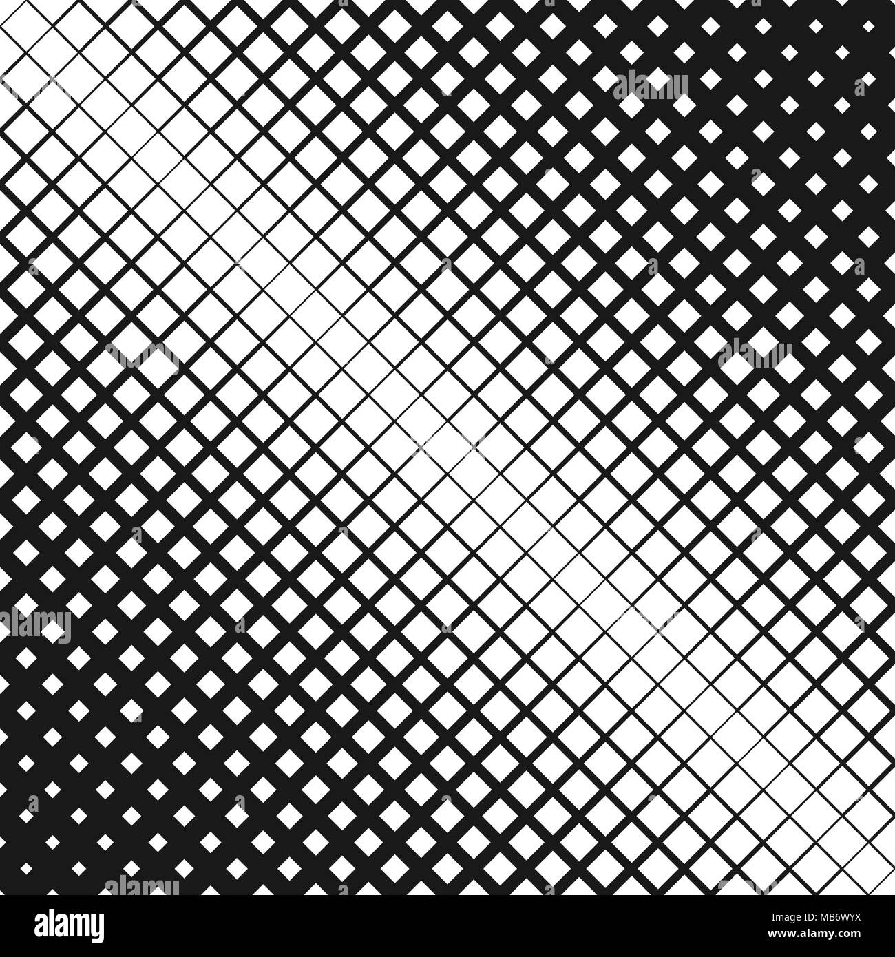 Retro abstract halftone diagonal square background pattern design Stock ...