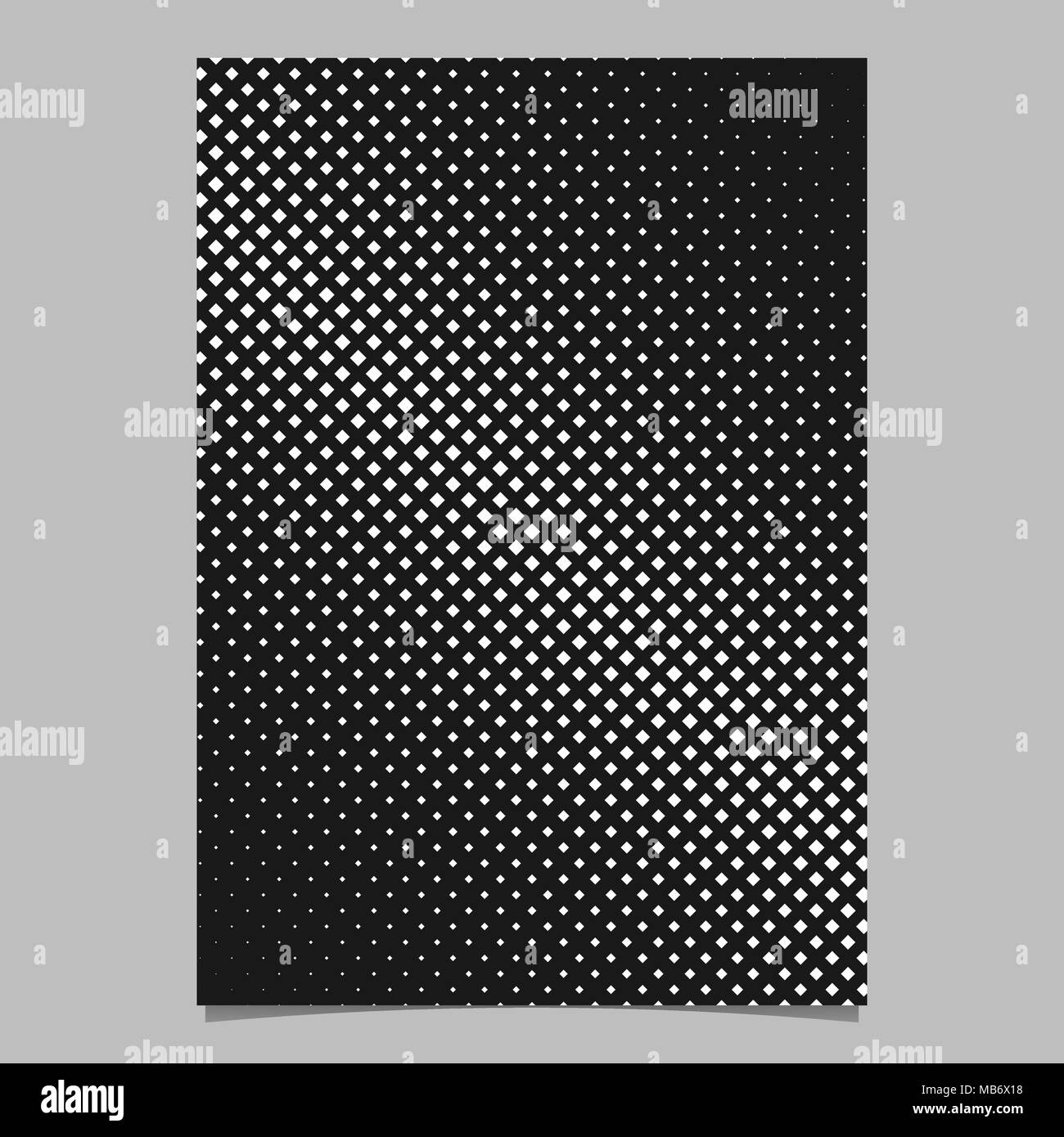 Retro halftone diagonal square pattern background brochure design Stock Vector Image & Art - Alamy