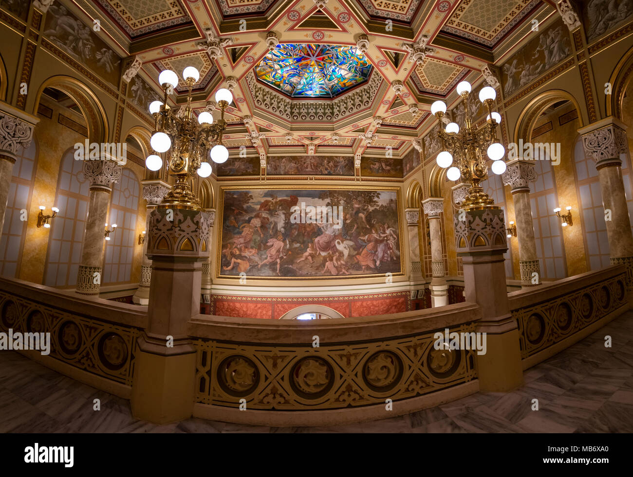 Budapest vigado interior hi-res stock photography and images - Alamy