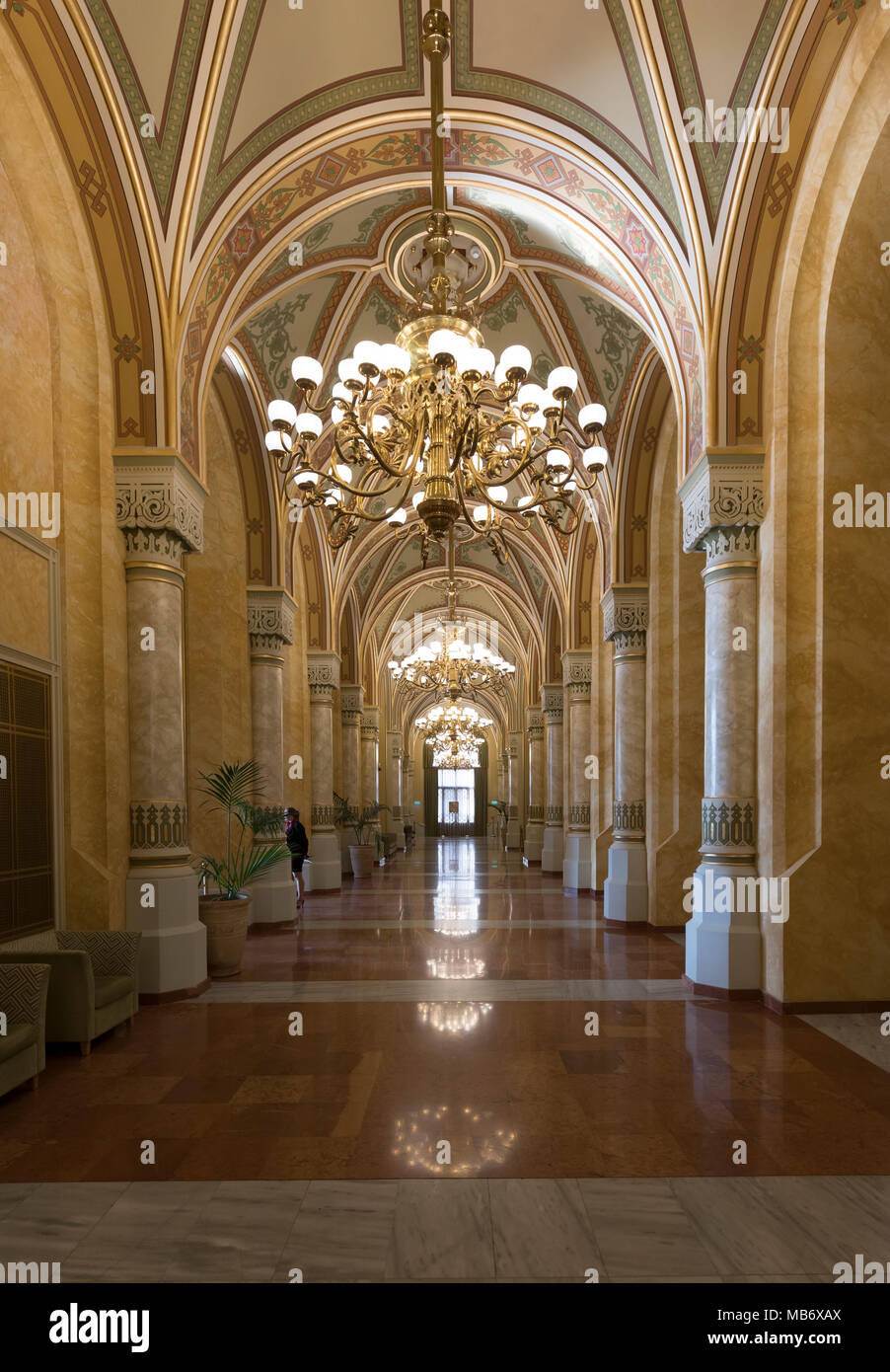 interior of the Vigado Concert Hall, Budapest's second largest concert ...