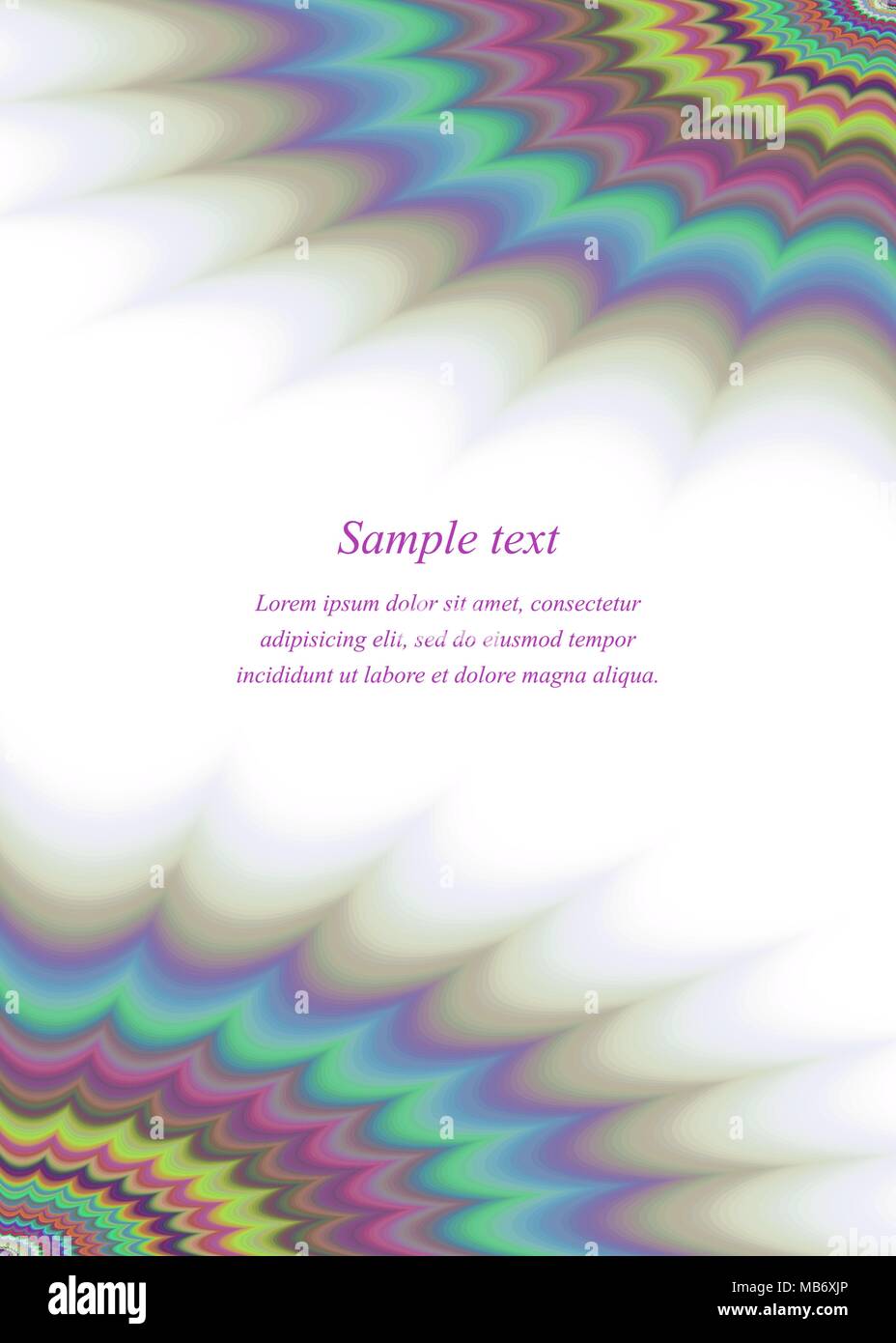 Colorful page corner ornament brochure template Stock Vector Image ...