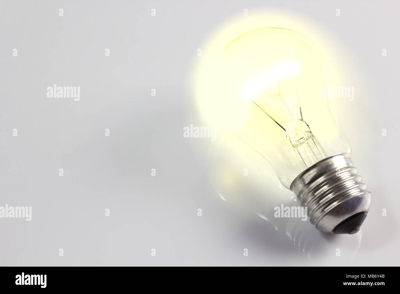 Light bulb, isolated, Realistic photo image Stock Photo - Alamy
