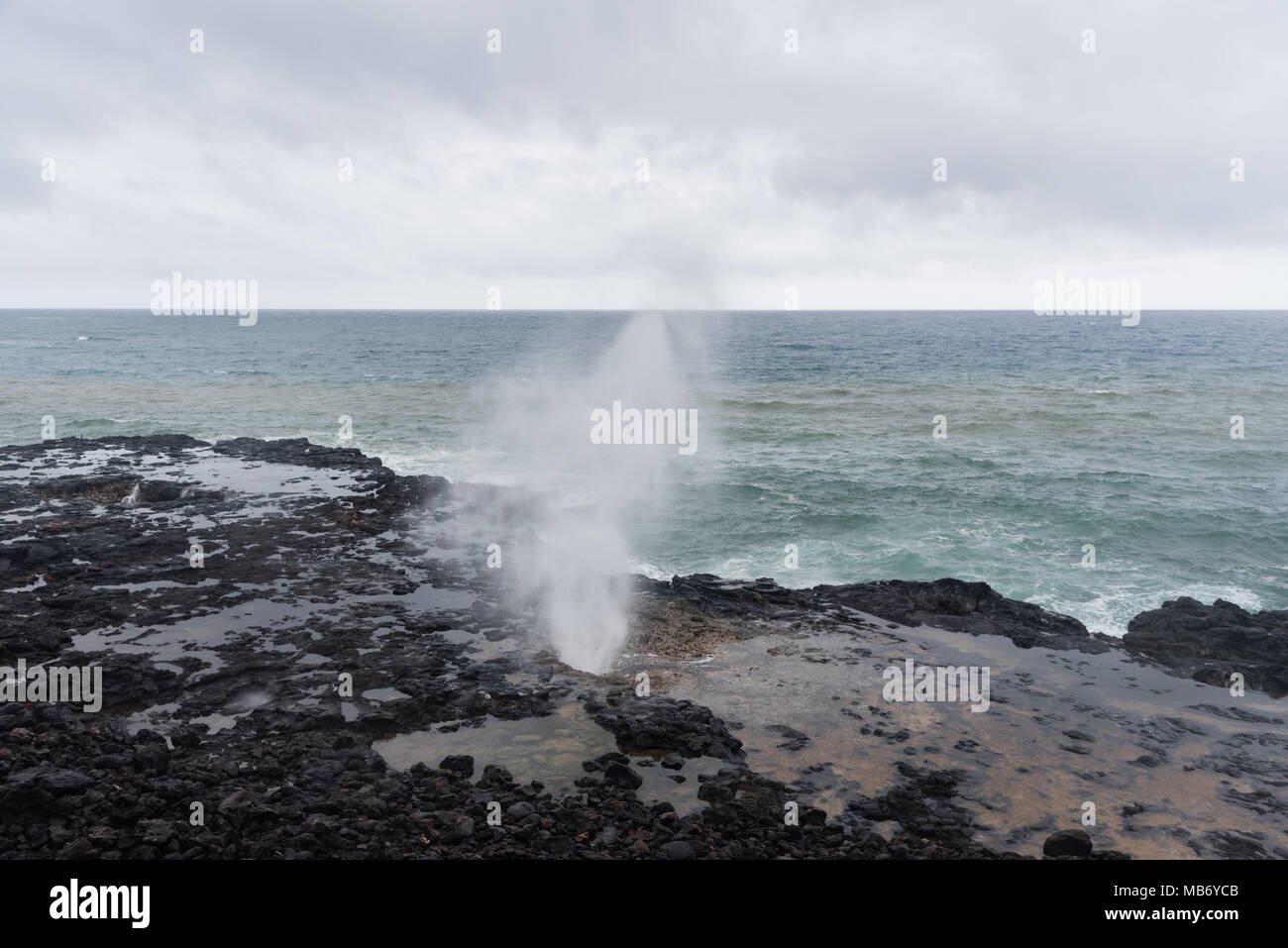 Spouting horn blow hole hi-res stock photography and images - Alamy