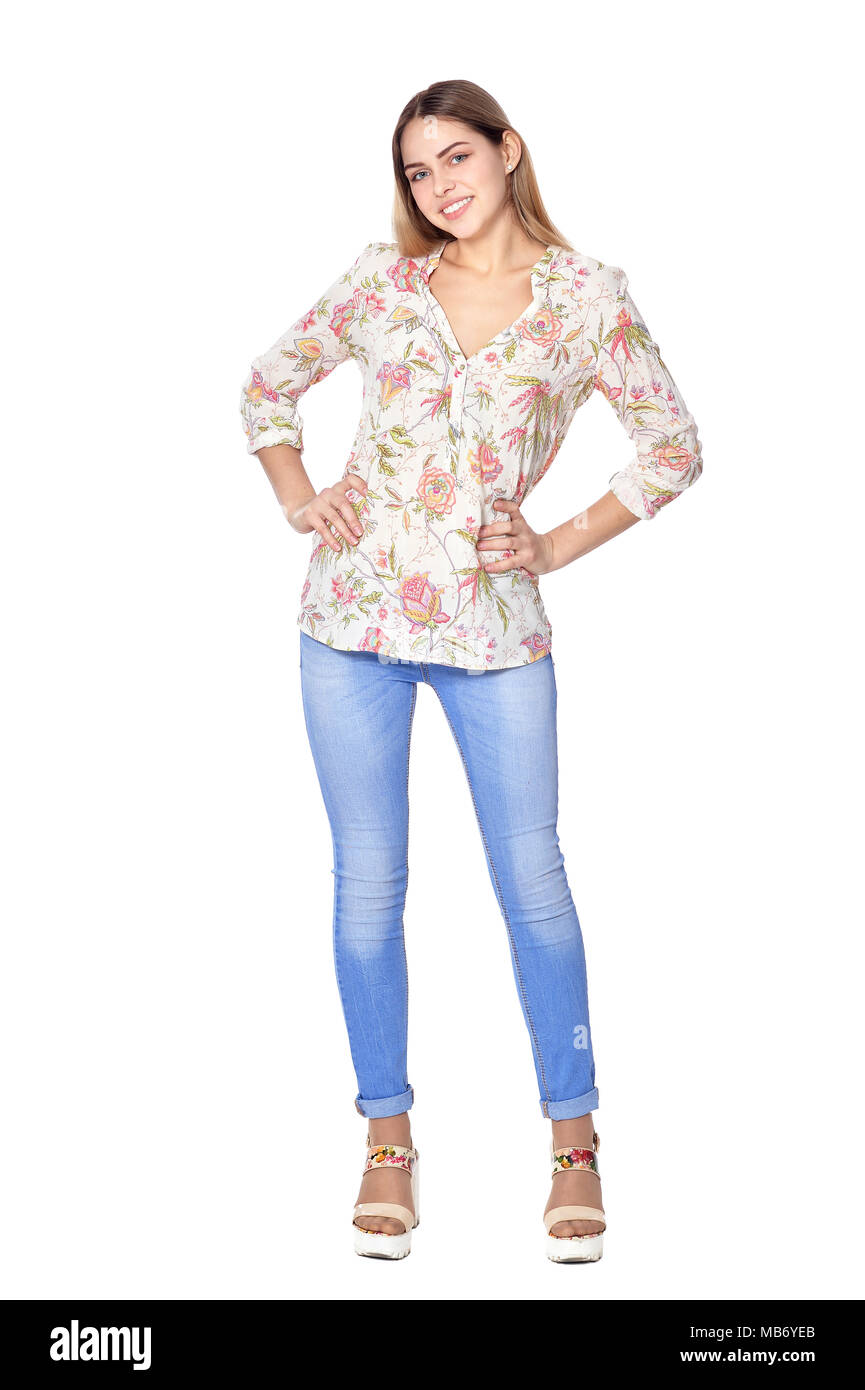 beautiful woman posing Stock Photo - Alamy