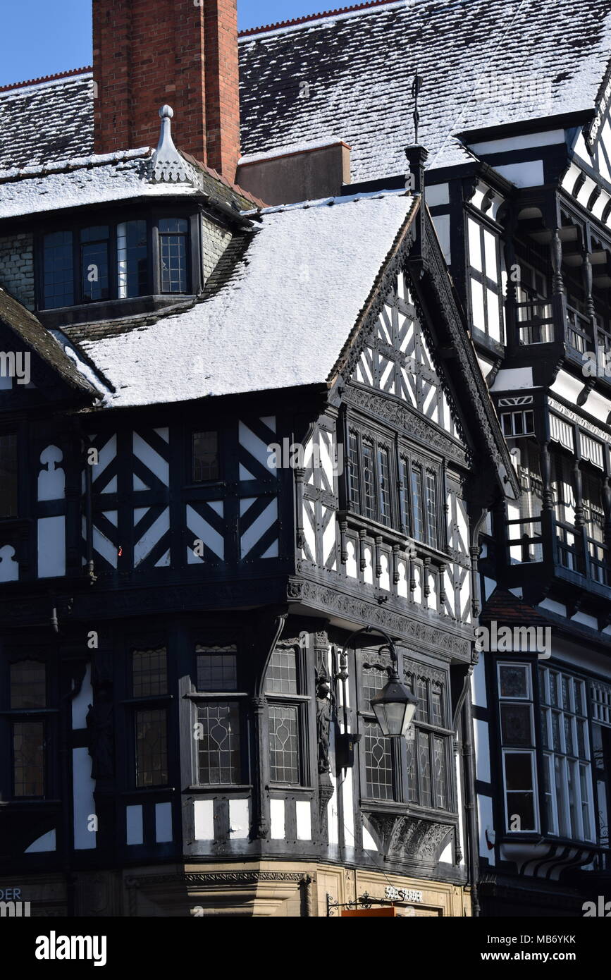 One of Chester's mock Tudor buildings Stock Photo - Alamy