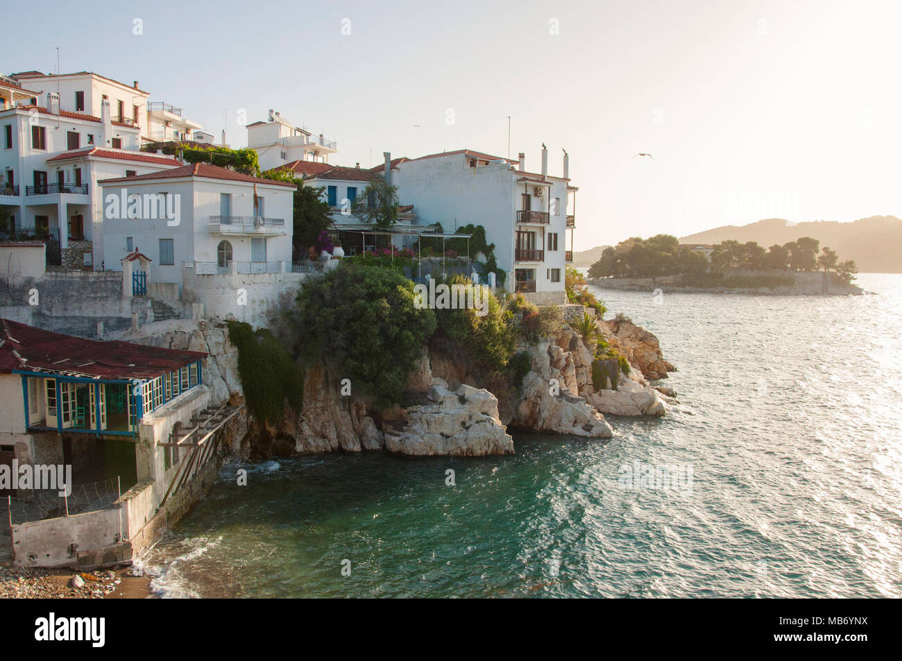 Skiathos town in skiathos island hi-res stock photography and images ...
