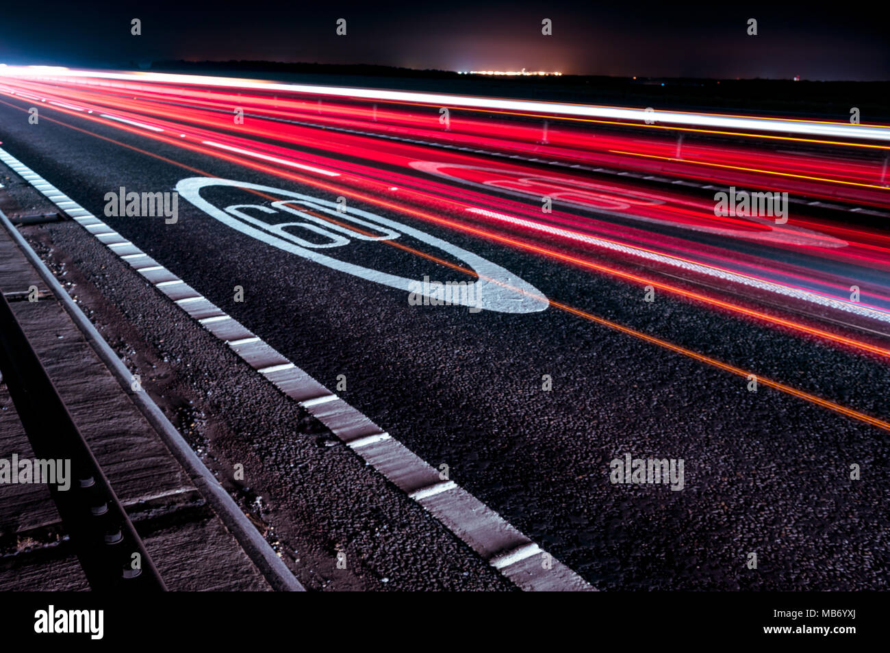 Long exposure Light trail picture Stock Photo - Alamy