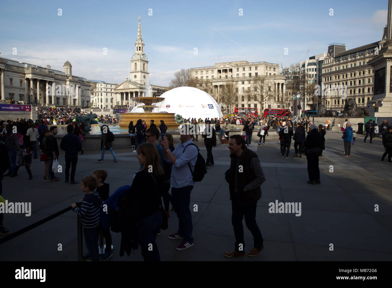 Transformed trafalgar square hi-res stock photography and images - Alamy