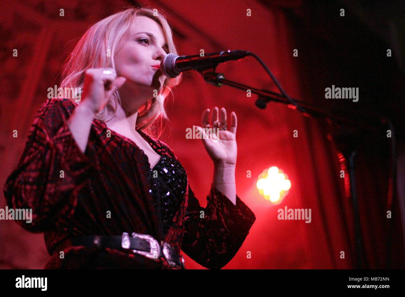 MANCHESTER, ENGLAND, 15 MARCH 2018..BLUES ROCK SINGER MOLLIE MARRIOTT ...