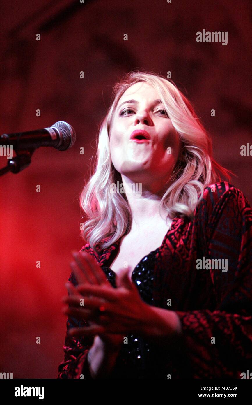 MANCHESTER, ENGLAND, 15 MARCH 2018..BLUES ROCK SINGER MOLLIE MARRIOTT ...