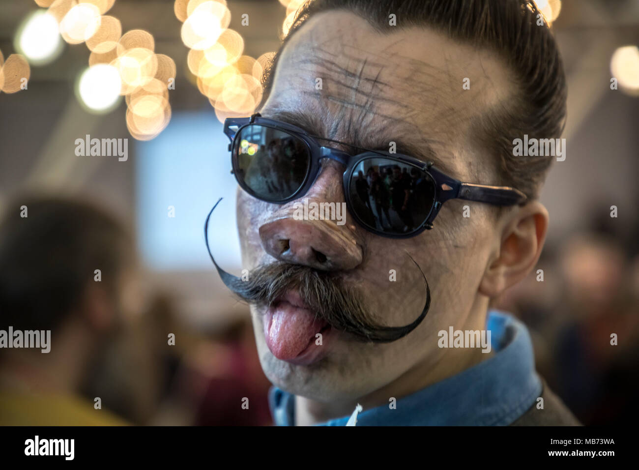 Moscow, Russia. 7th April, 2018. The 6th Annual Russian Beard ...