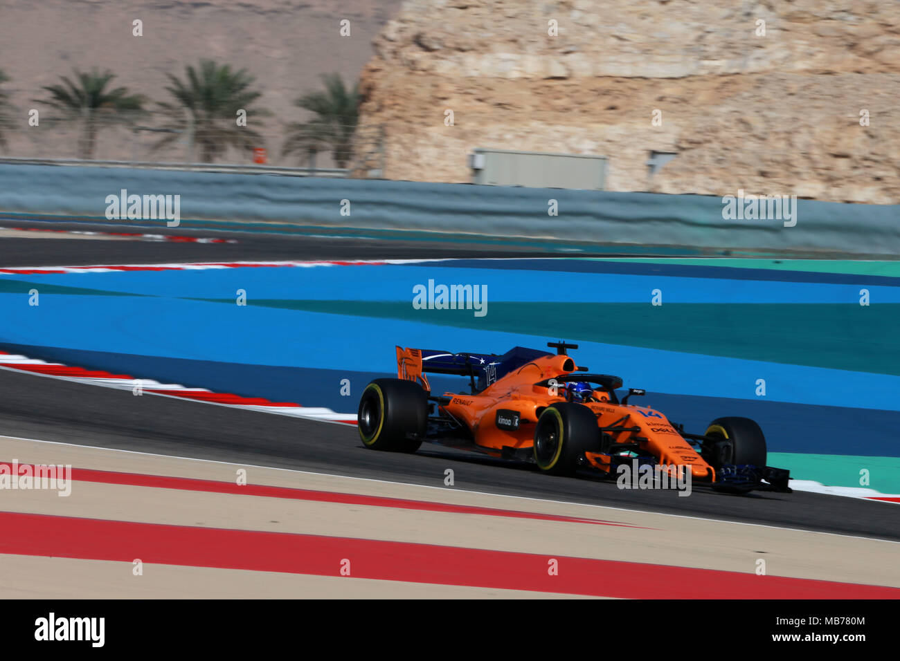 Sakhir, Bahrain. 7th Apr, 2018. FIA Formula One World Championship 2018 ...