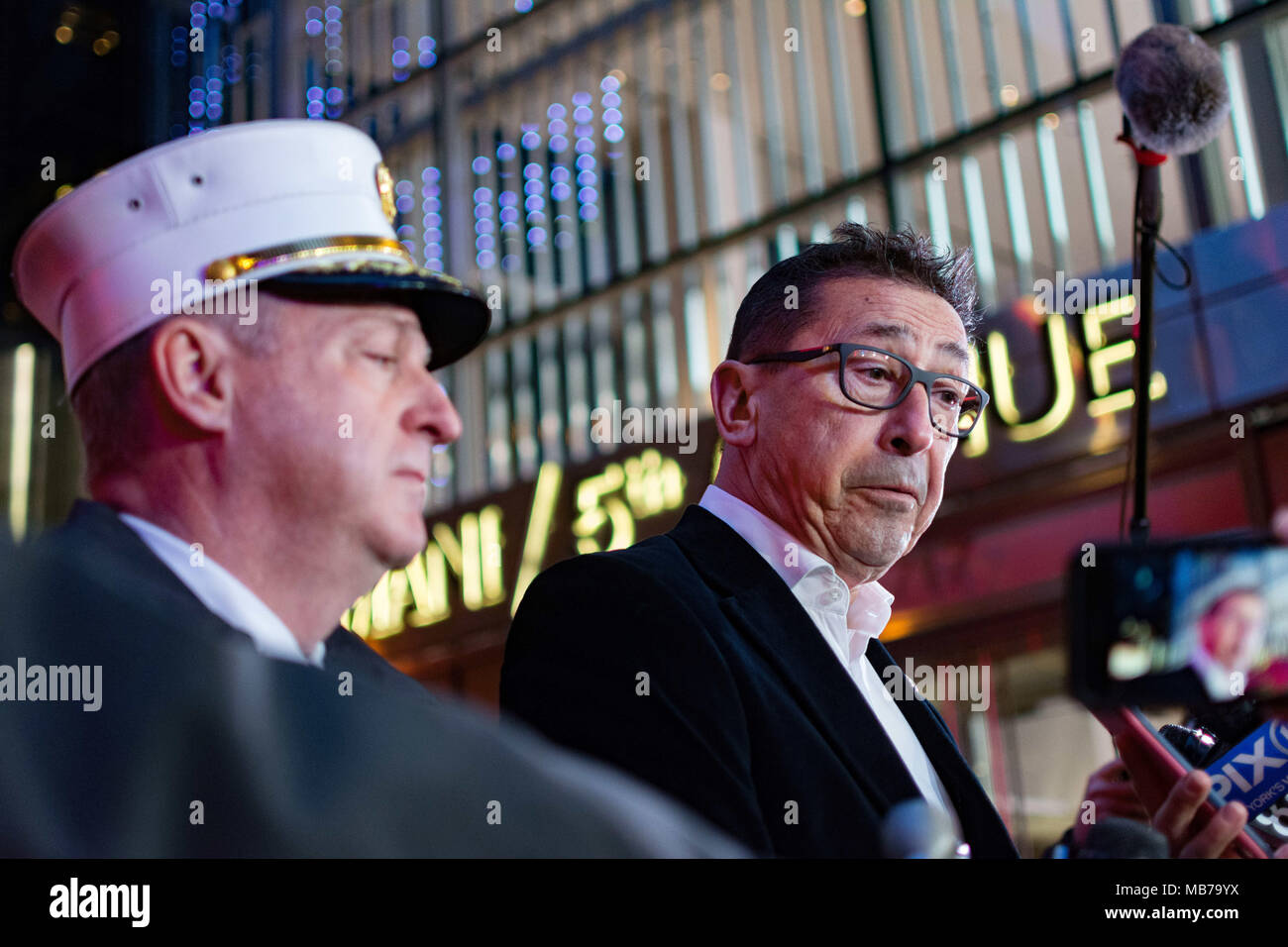New York, New York, USA. 7th Apr, 2018. FDNY Chief of Department JAMES ...
