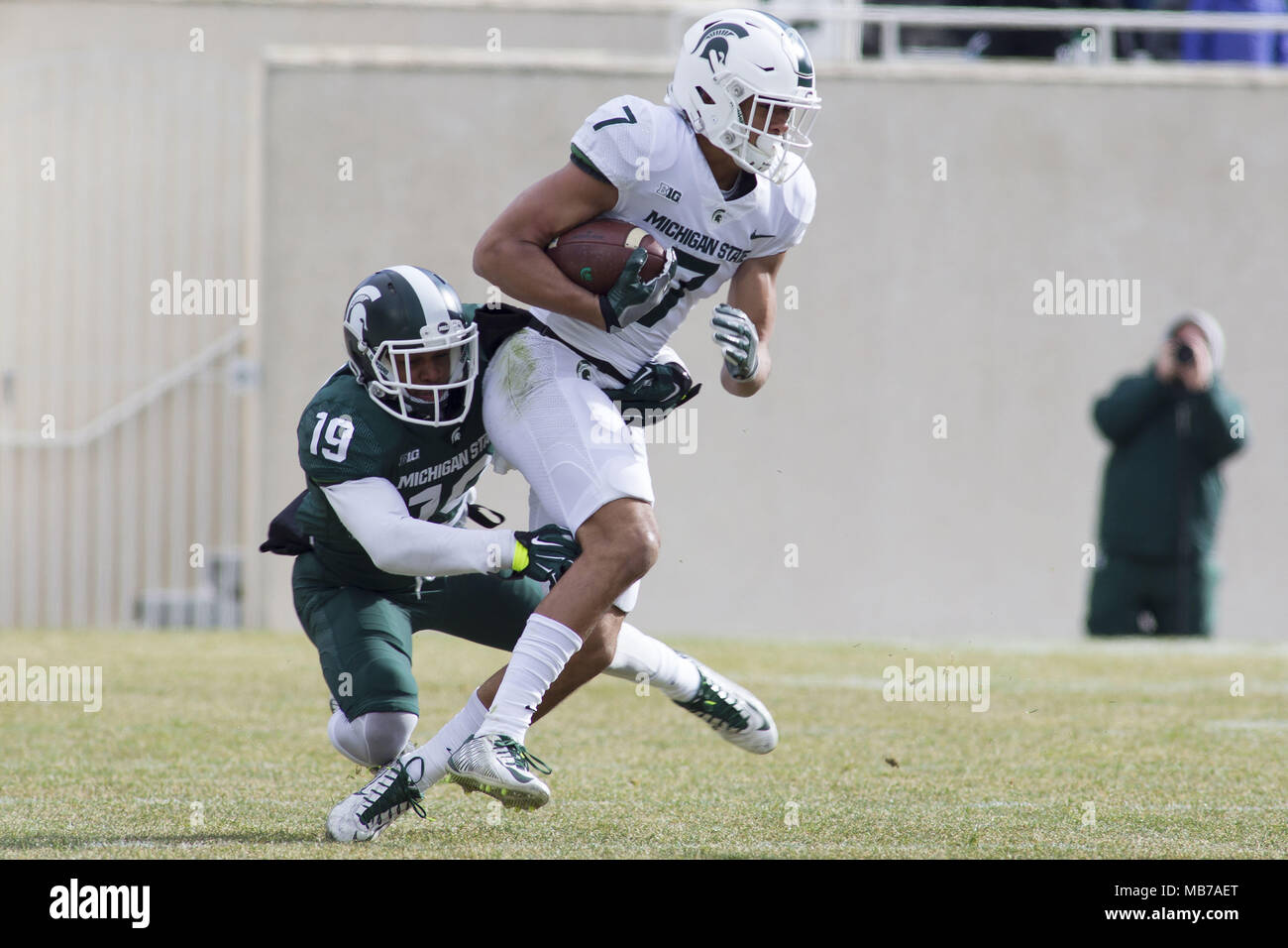 East Lansing, Michigan, USA. 20th Dec, 2017. Michigan State WR CODY ...