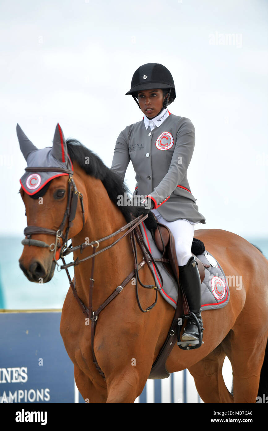 MIAMI BEACH, FL - APRIL 05: World Famous Riders attend the Longines ...