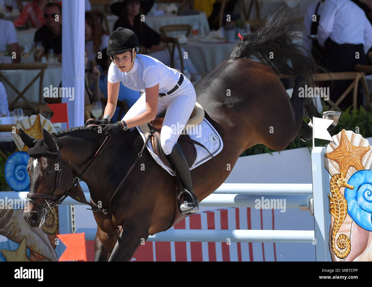 MIAMI BEACH, FL - APRIL 06: Athina Onassis attends the Longines Global ...