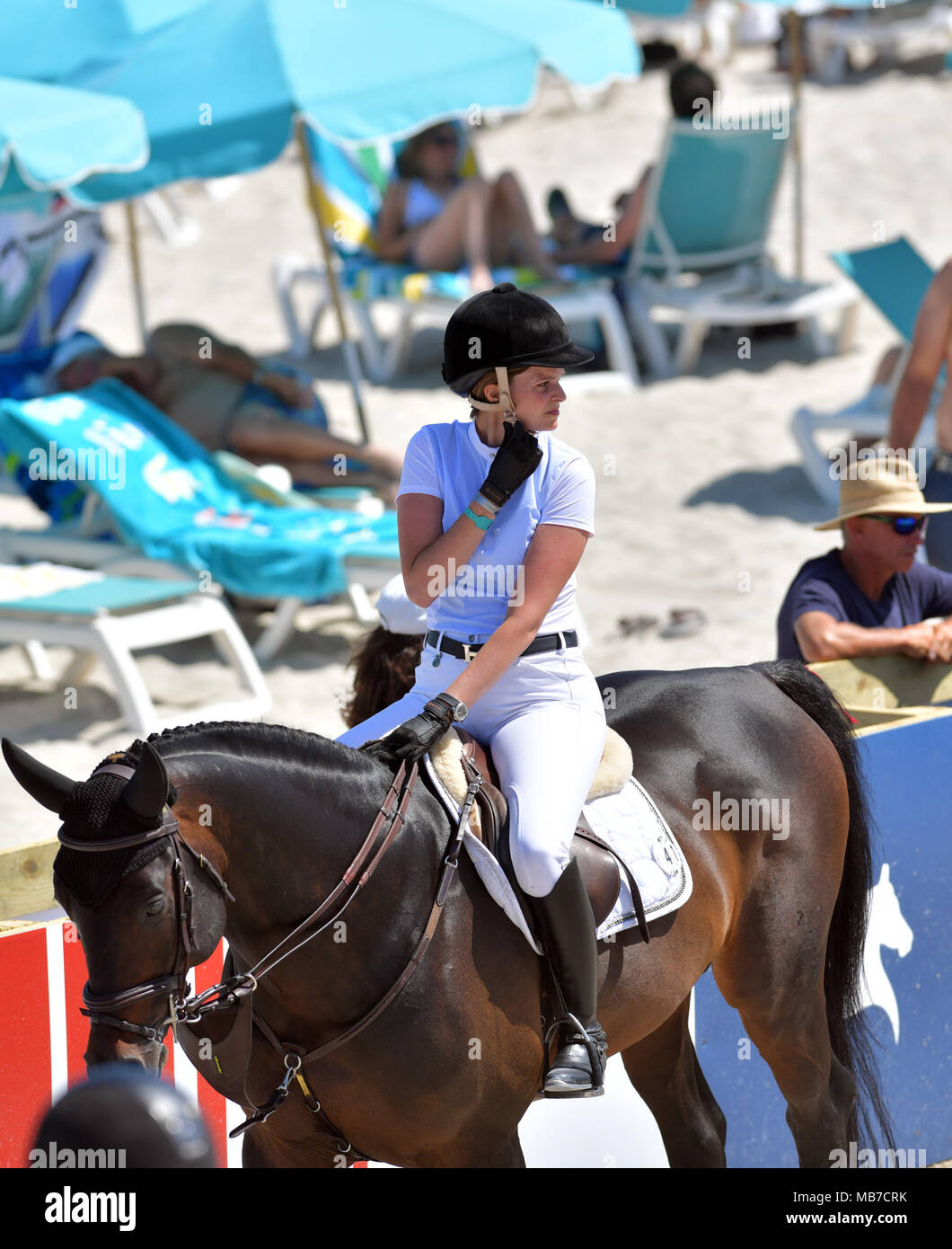 MIAMI BEACH, FL - APRIL 06: Athina Onassis attends the Longines Global ...
