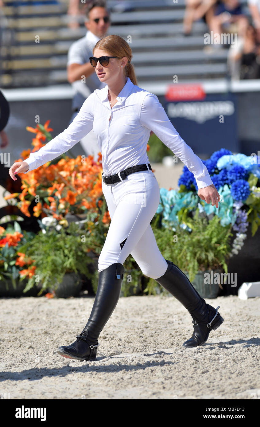 MIAMI BEACH, FL - APRIL 06: Jennifer Gates attends the Longines Global ...