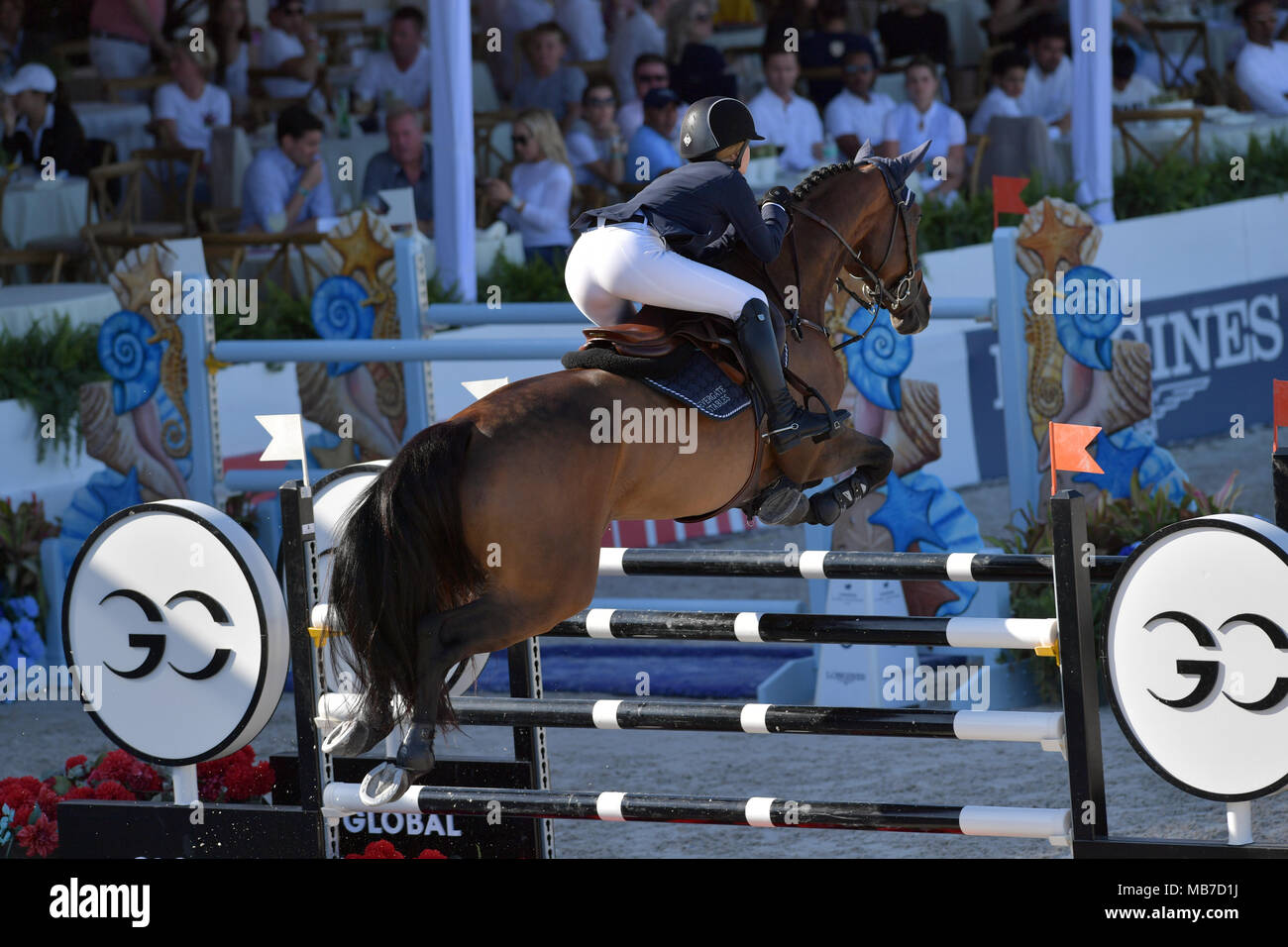 MIAMI BEACH, FL - APRIL 06: Jennifer Gates attends the Longines Global ...