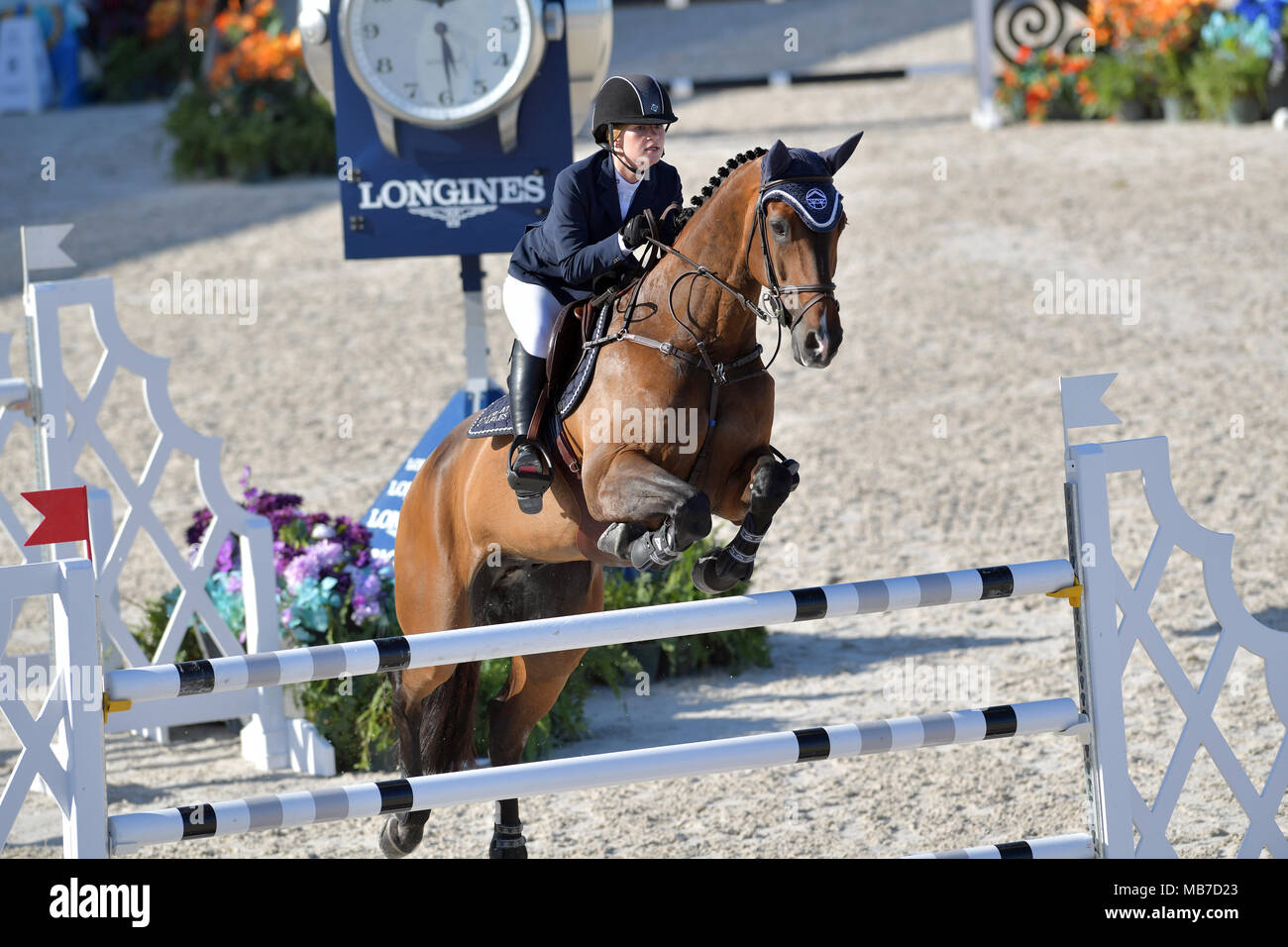 MIAMI BEACH, FL - APRIL 06: Jennifer Gates attends the Longines Global ...
