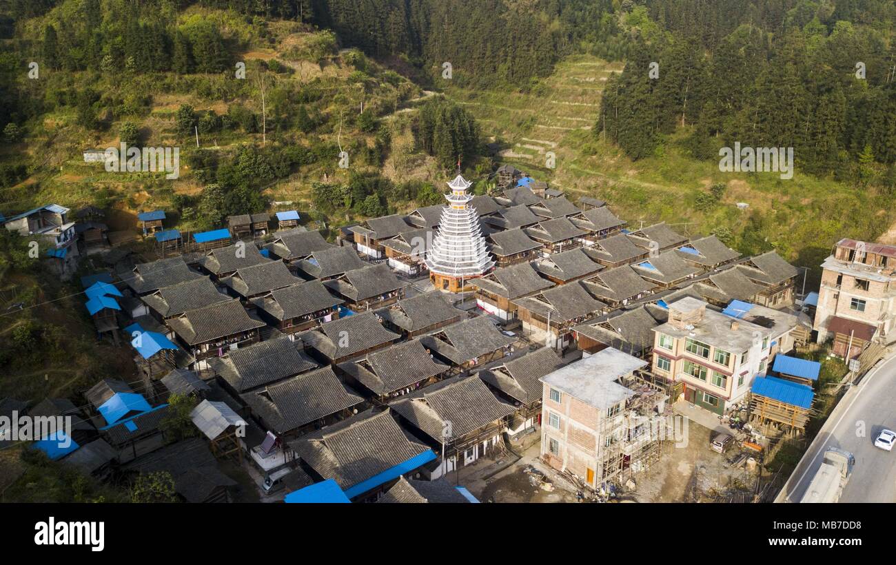 Congjiang, Congjiang, China. 7th Apr, 2018. Congjiang, CHINA-7th April ...
