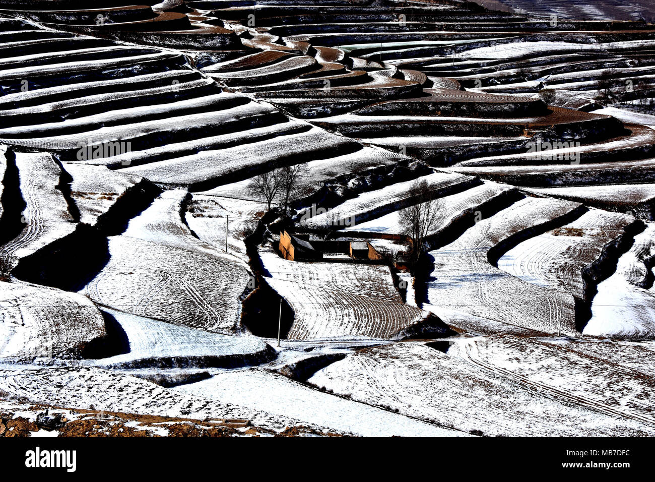 Weiyuan, Weiyuan, China. 6th Apr, 2018. Weiyuan, CHINA-6th April 2018 ...