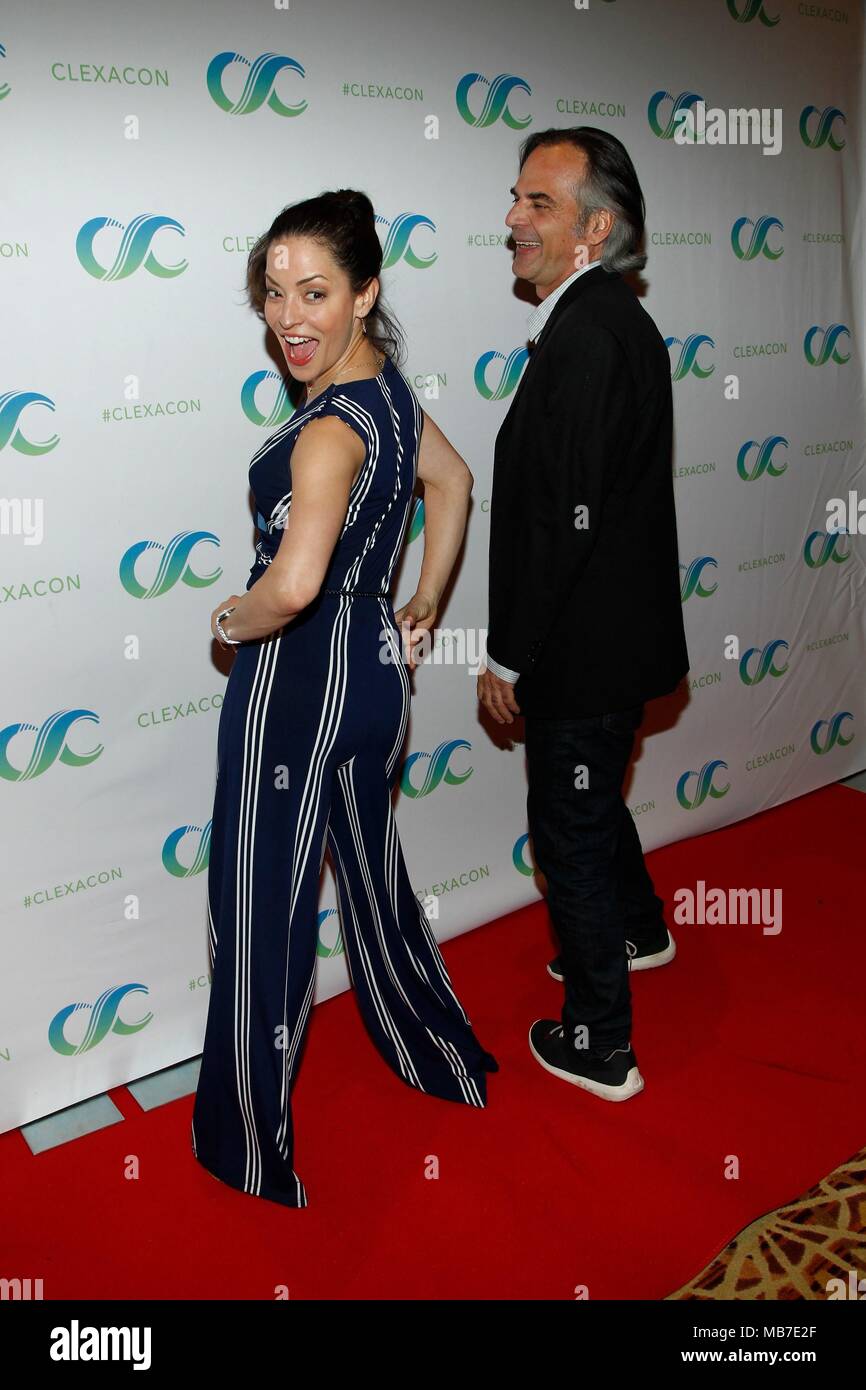 Las Vegas, NV, USA. 7th Apr, 2018. Vince Calandra, Emmanuelle Vaugier ...