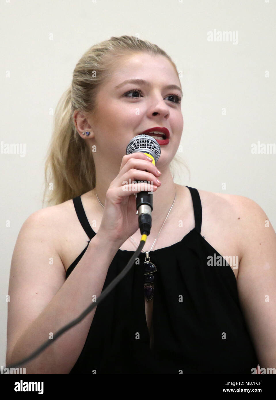 LAS VEGAS, NV - APRIL 7: Bryn Apprill, at the 2018 ClexaCon Day 2 at ...